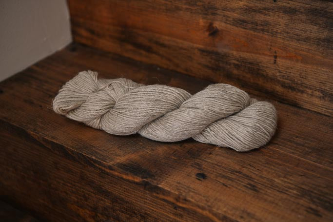Undyed Yarn Organic Wool Linen DK Knitting Yarn